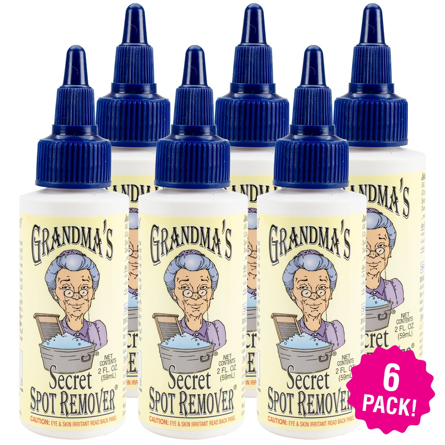 Multipack of 6 - Grandma's Secret Spot Remover-2oz - Walmart.com