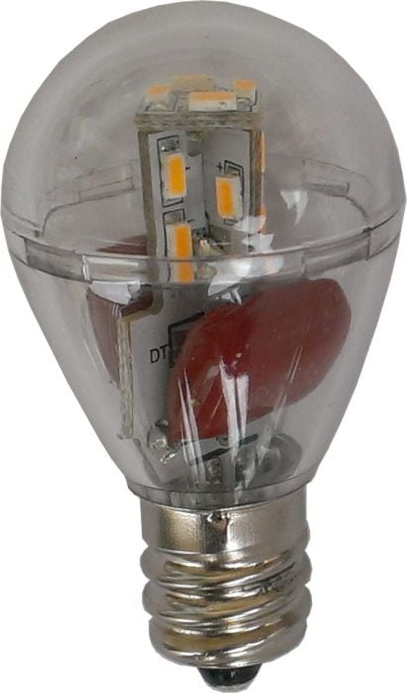 Multipack of TWO (2) of LED S8 E12 110VAC Omni Bulb Clear Cover ...