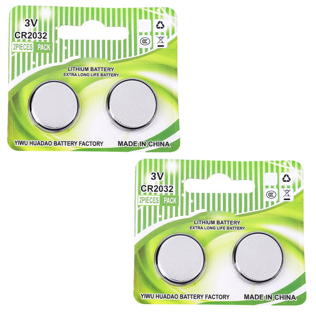 Multipacks of 2pc/4pc CR2032 Lithium Button Cells,3V Power Sources ...
