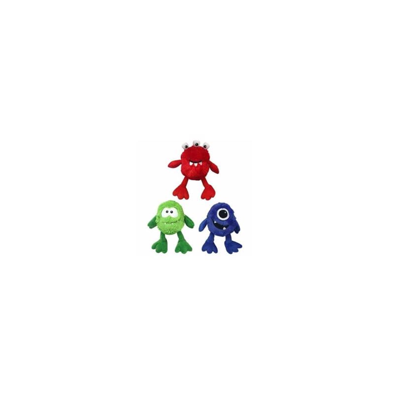Multipet 8090156 Plush Toy Mini Monsters Dog Toy, Assorted Color - 5 in ...