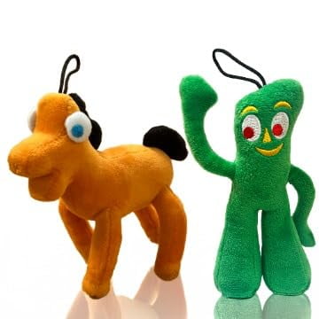 Multipet Gumby Dog Toy YYF14 Size:Pack of 2 (6", Gumby & Pokey ...