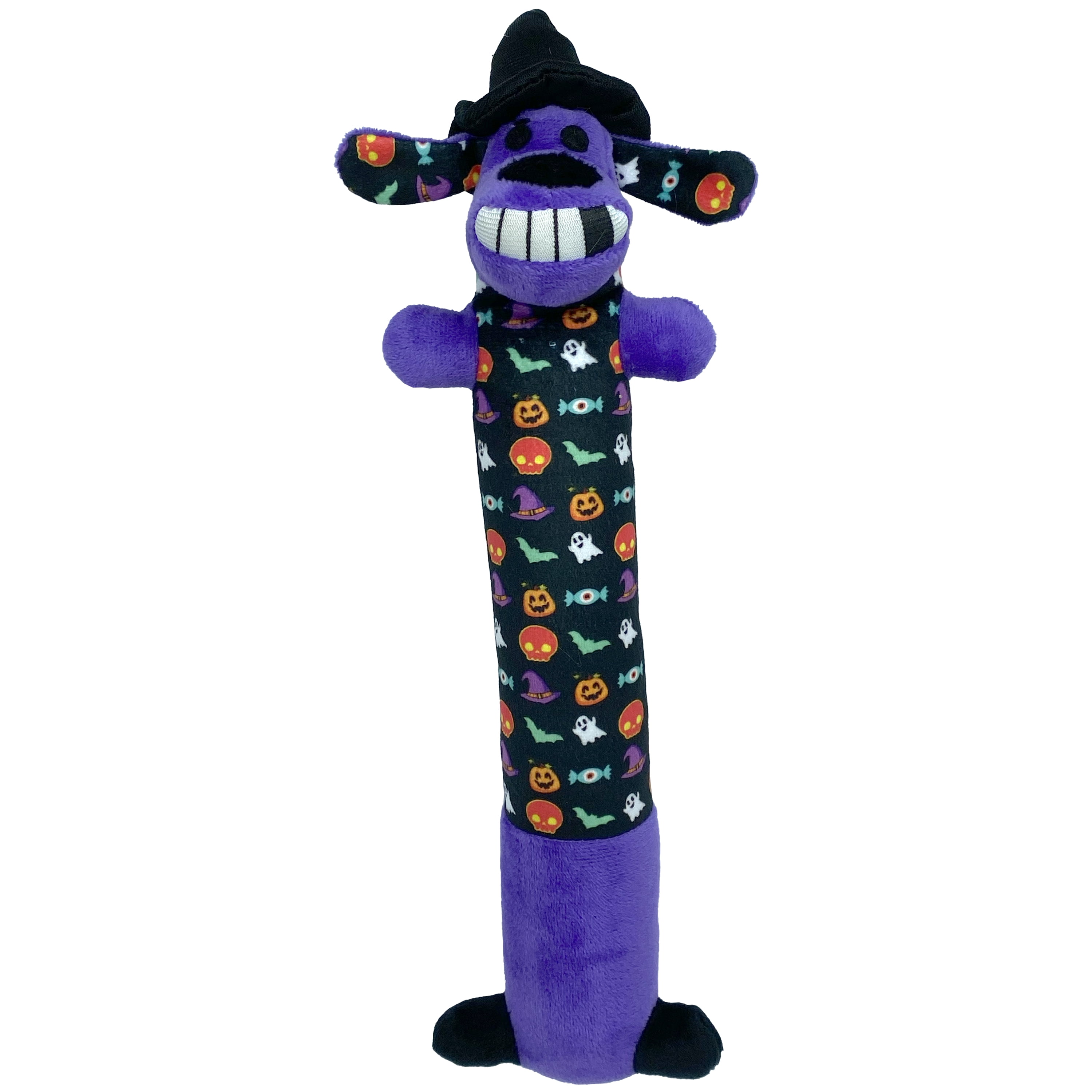 Multipet Halloween Loofa Witch Dog Toy, Squeaker, 12 inches - Walmart.com