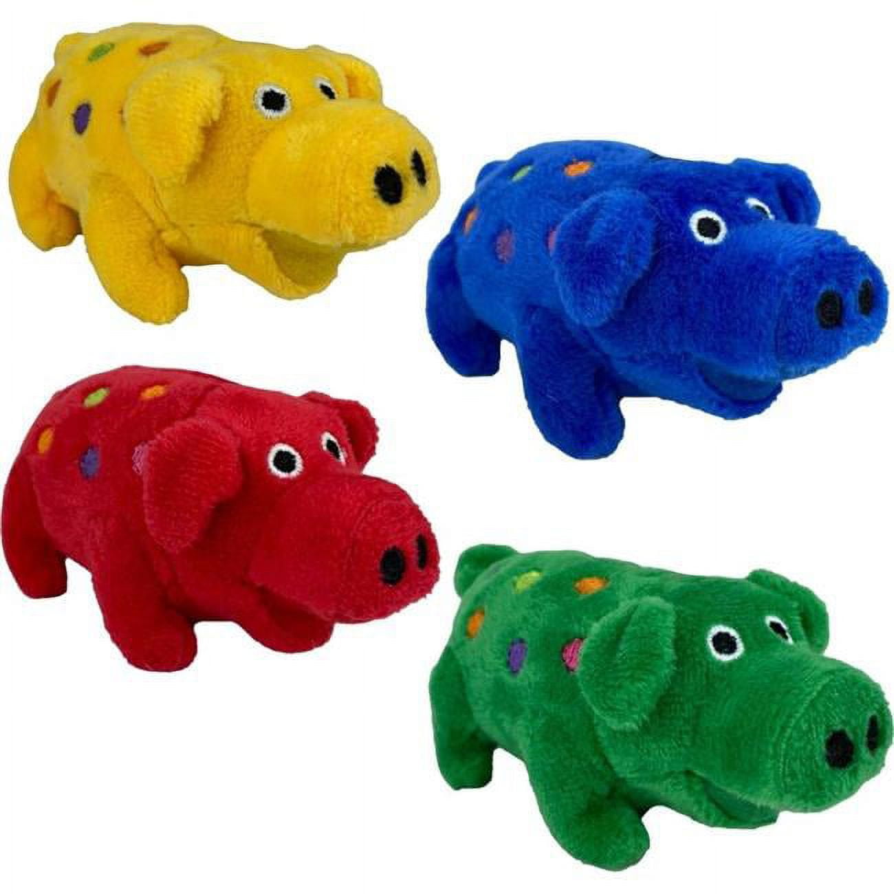 Multipet International Squeaky Mini Plush Pig Pet Toy, 4 in., Suitable ...