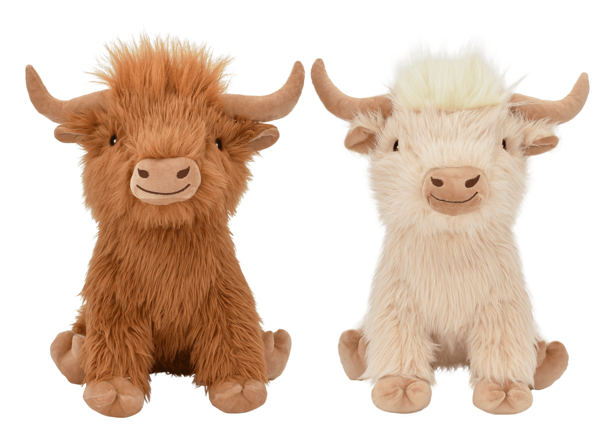 Multipet Plush Highland Cow Jumbo Dog Toy, 14" - Walmart.com