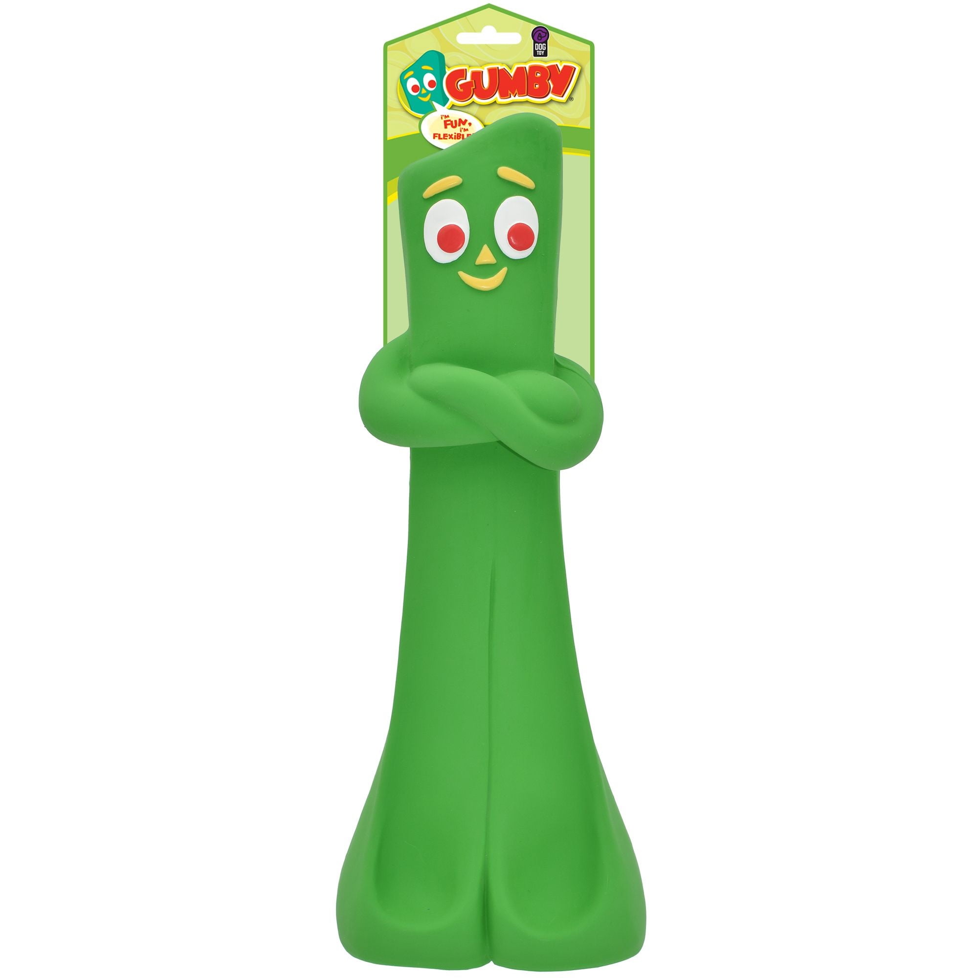 Multipet Latex Gumby Dog Toy - Walmart.com