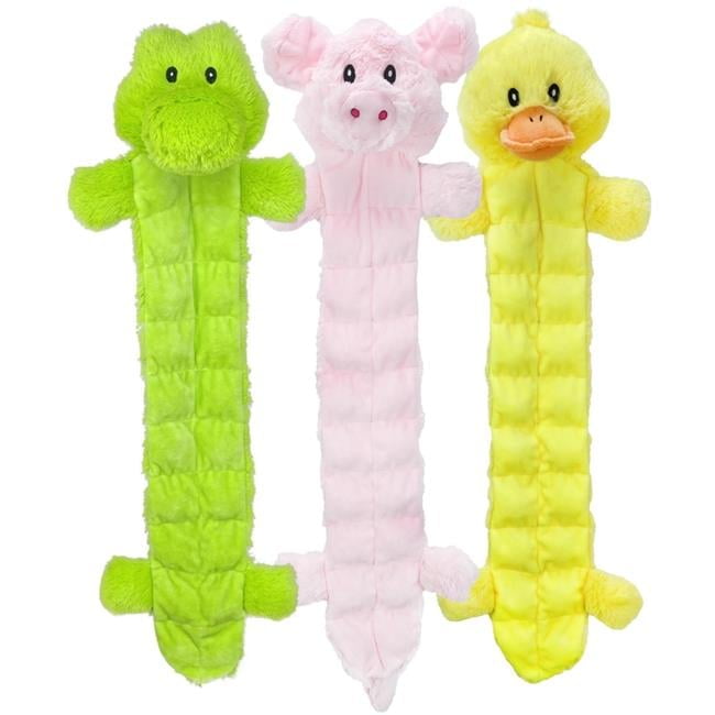 Multipet 784369573497 25 in. Pet Envy Long Squeaker Mat Assorted Dog ...