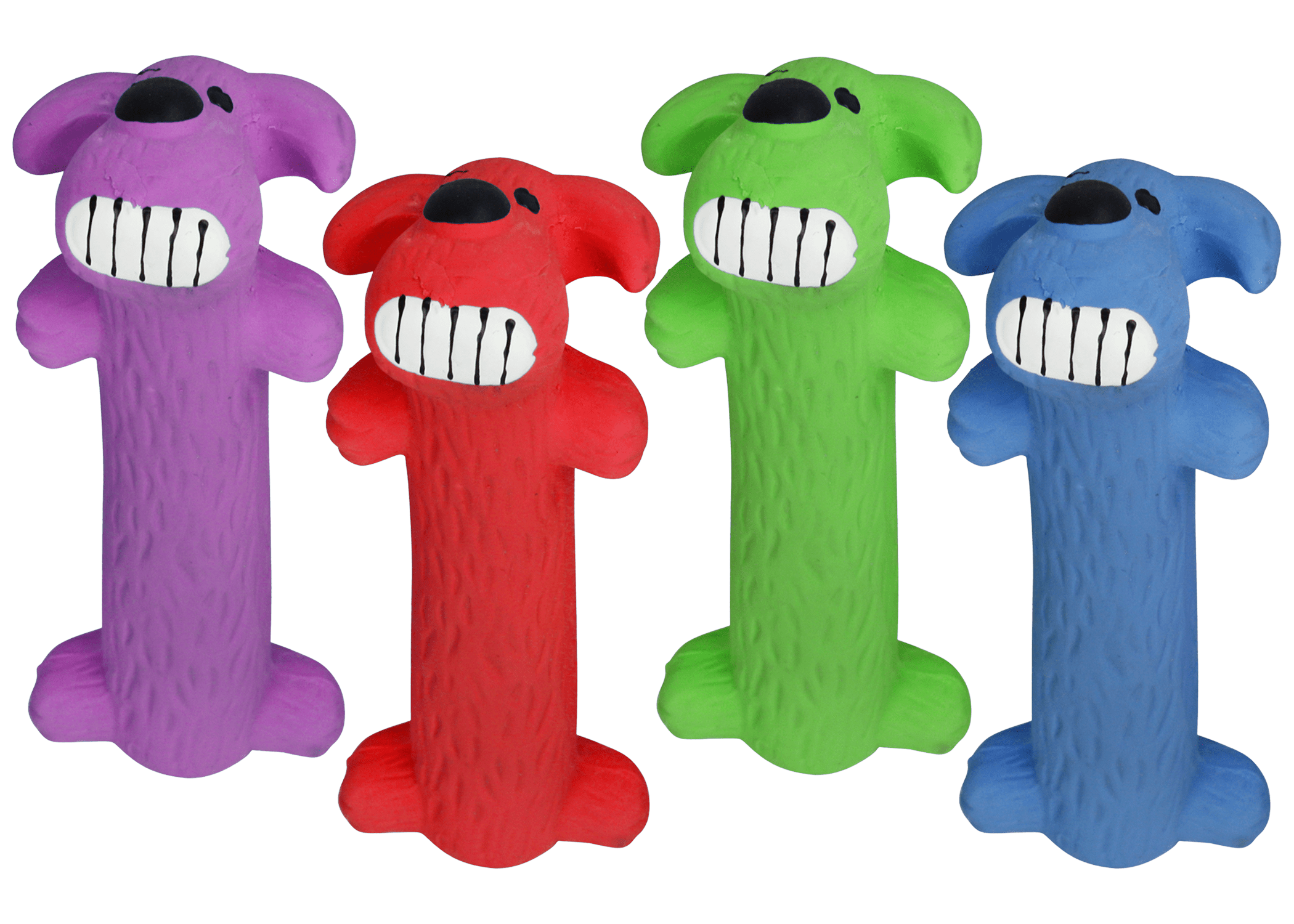 Multipet Loofa Latex Dog Toy, Assorted, 6" - Walmart.com