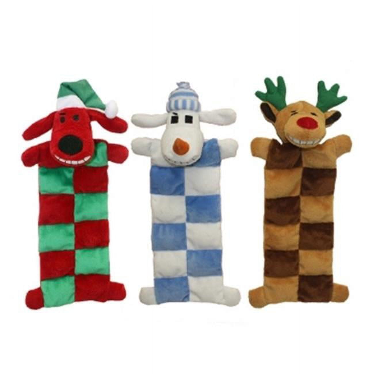 Multipet Loofa Christmas Squeaker Mat Assortment 12 Inch - Walmart.com