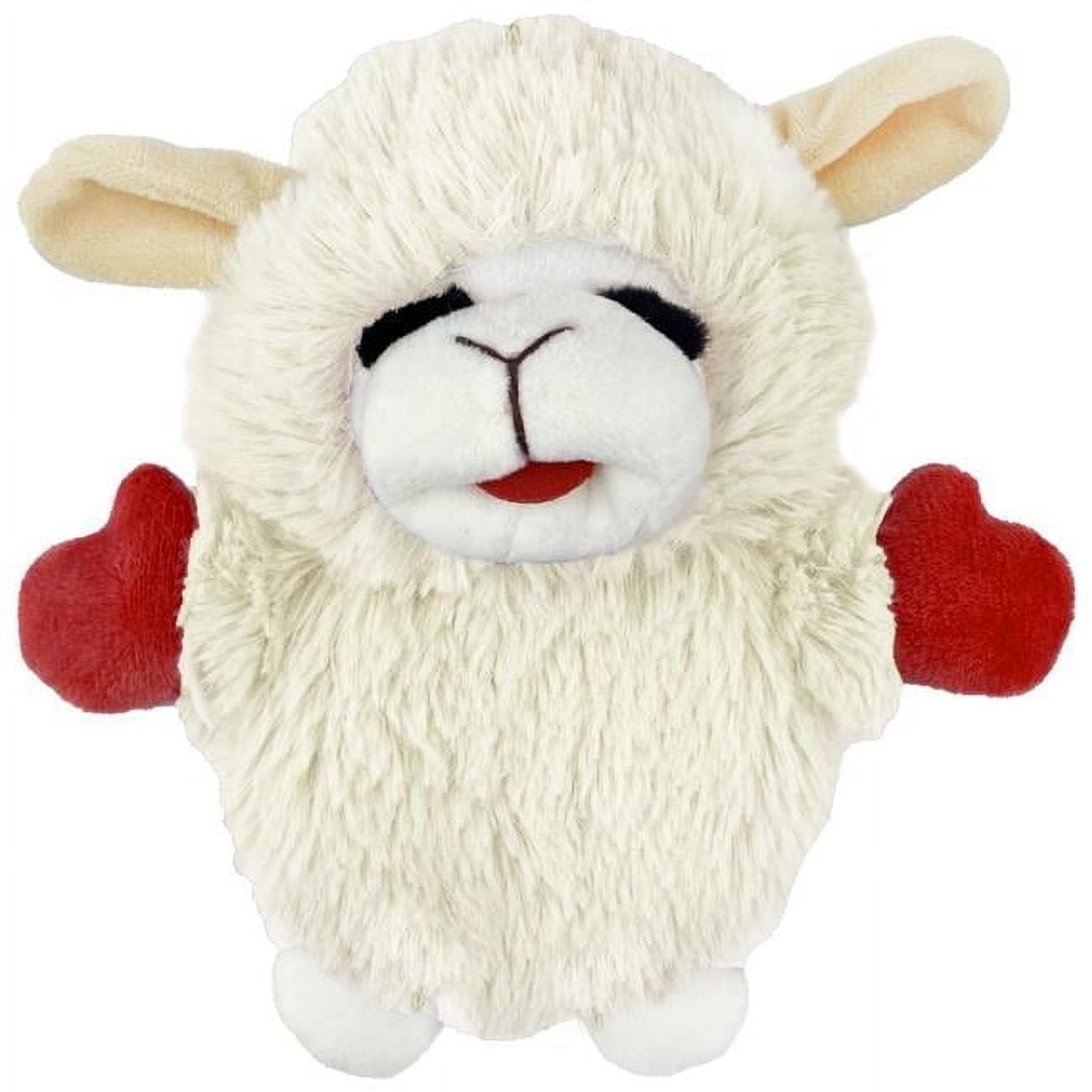 Multipet 6 in. Lamb Chop Crinkle Dog Toy, White - Walmart.com
