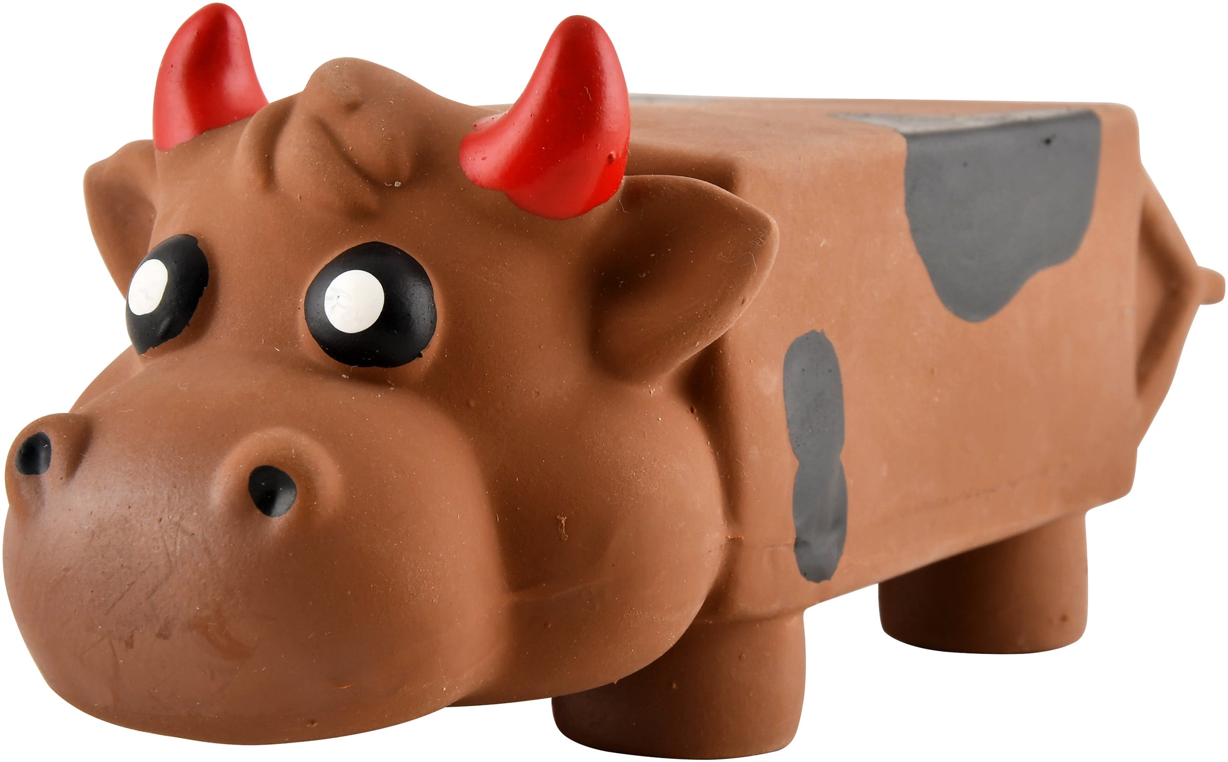 Multipet Moo Mates Squeaky Cow Toy for Dogs, White - Walmart.com