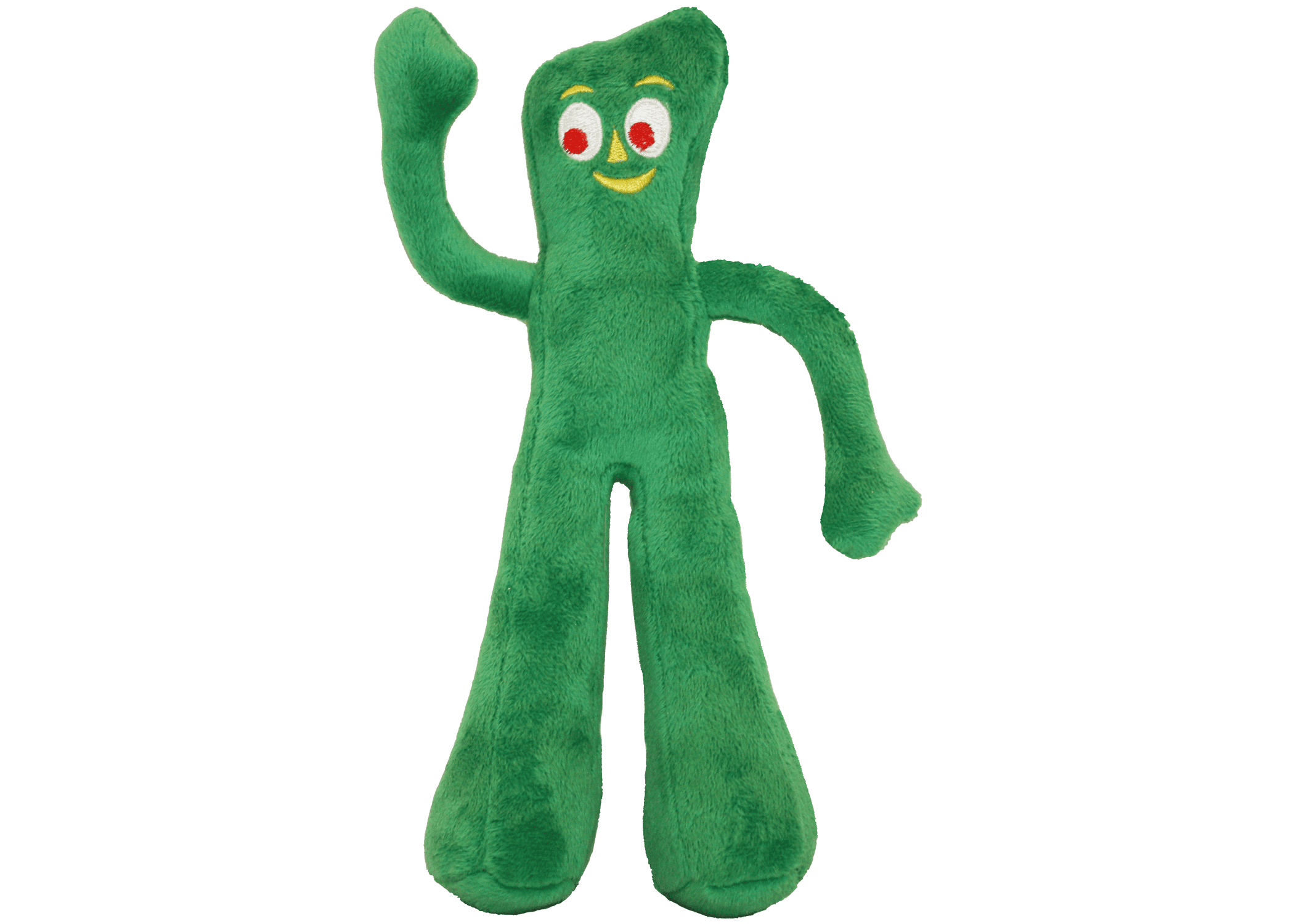 Multipet Original Soft Squeaky Gumby Plush Dog Toy, 9", Green - Walmart.com
