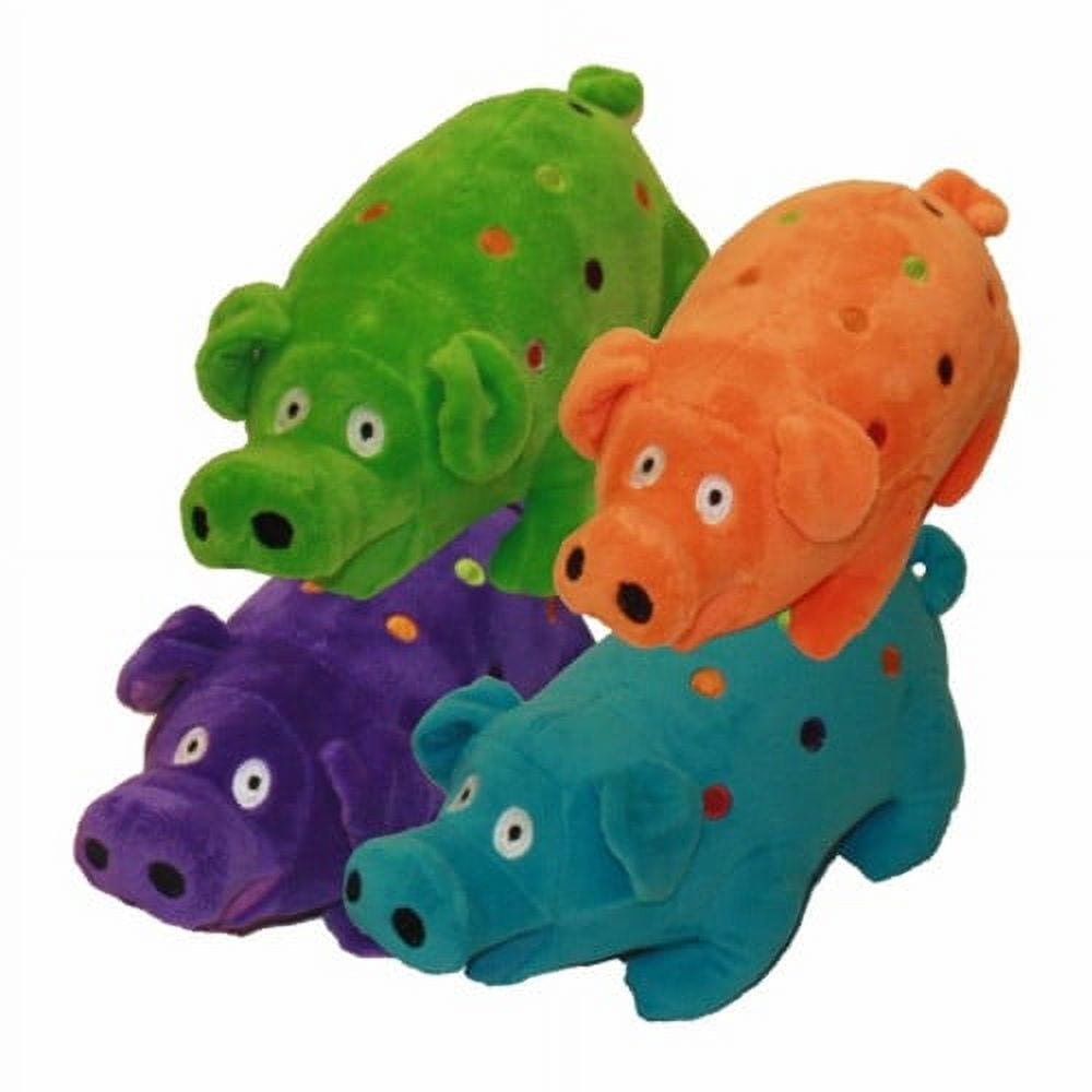 Multipet PLUSH Polka Dot Goblet Pig Size:Pack of 2 Color:Assorted ...