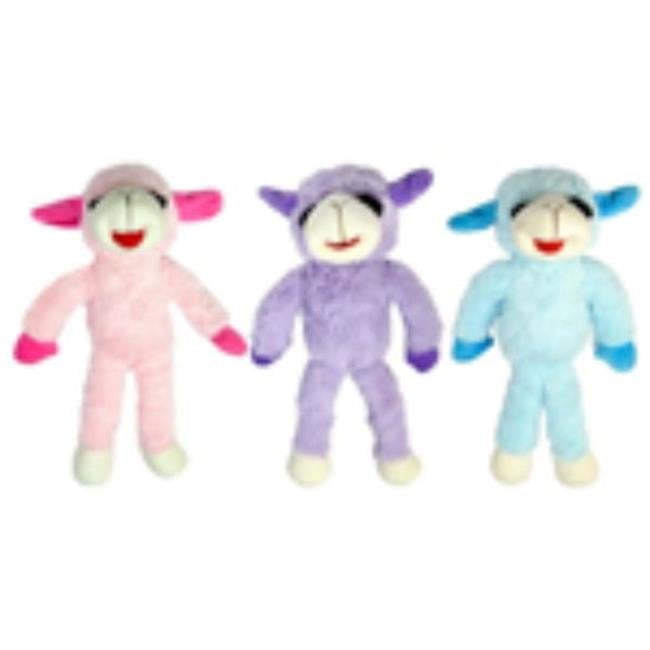Multipet Small Squeaky Lamb Chop Dog Toy, Plush, Assorted Colors, 7 in ...