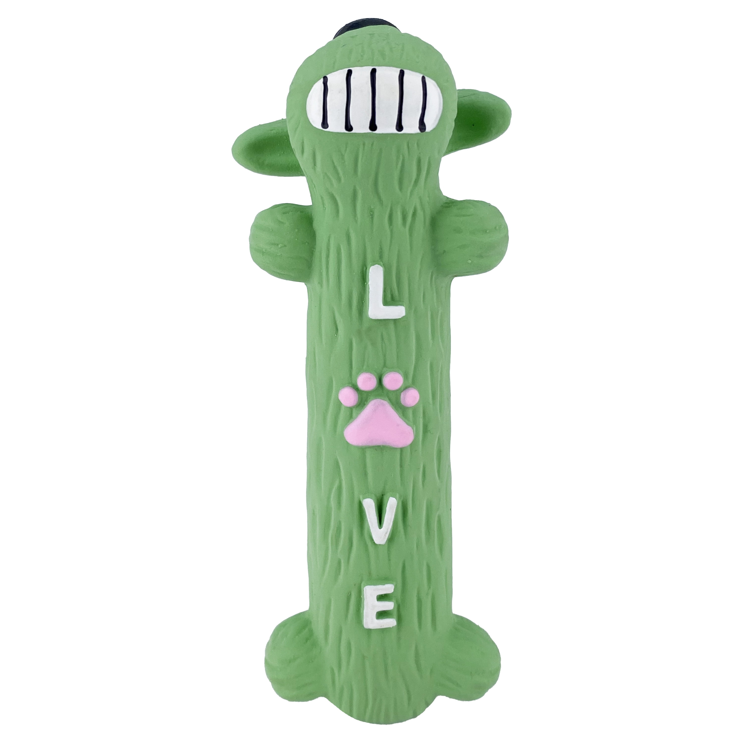 Multipet Smiling Loofa Dog Latex Dog Toy - Walmart.com