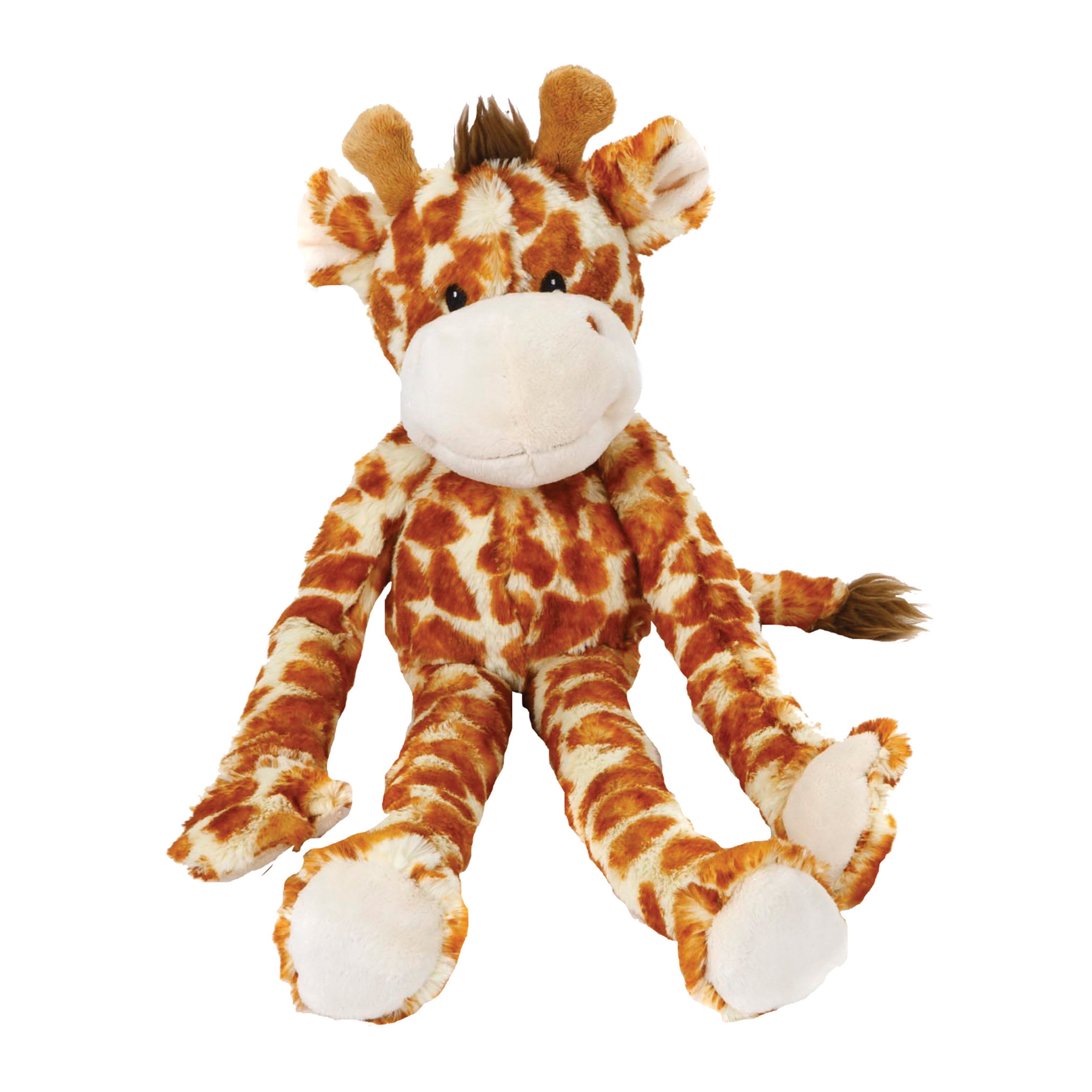 Multipet Swingin' Safari Plush Giraffe Dog Toy with Squeakers, 19 ...