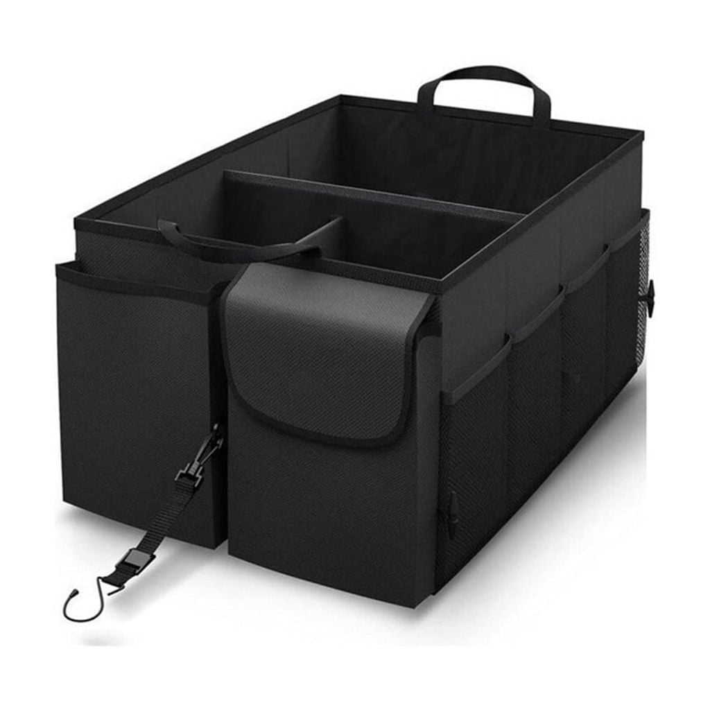Multiple Adjustable Compartments Car Trunk Organizer Foldable 68L ...