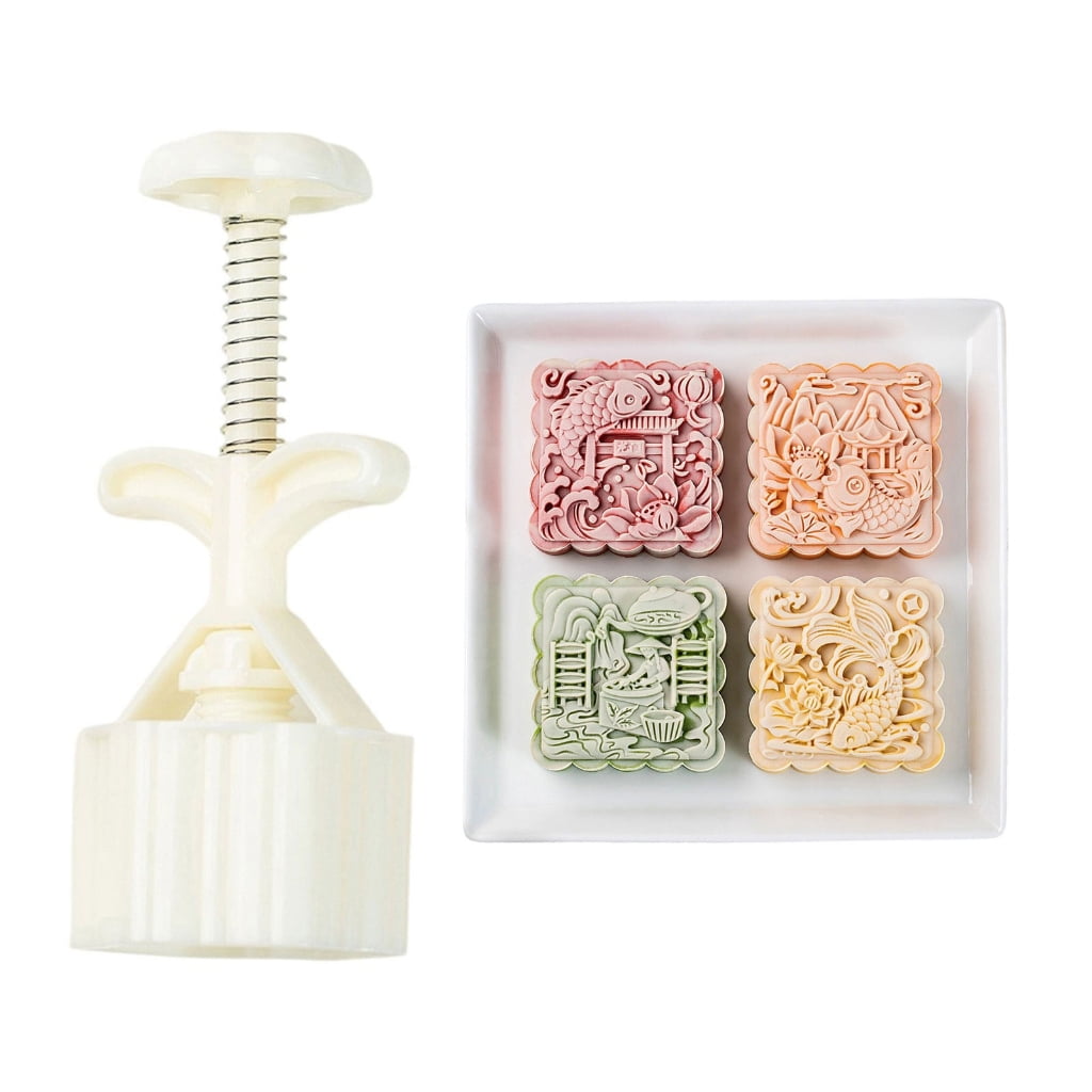 Multiple Capacity Mooncakes Press Molds 75g Option Chinese Cultural 3D ...