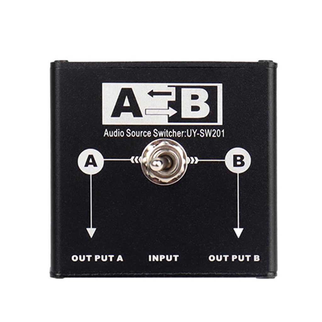 Multiple Channel 3.5mm Sound Switcher Passive Splitter Box For Studio ...