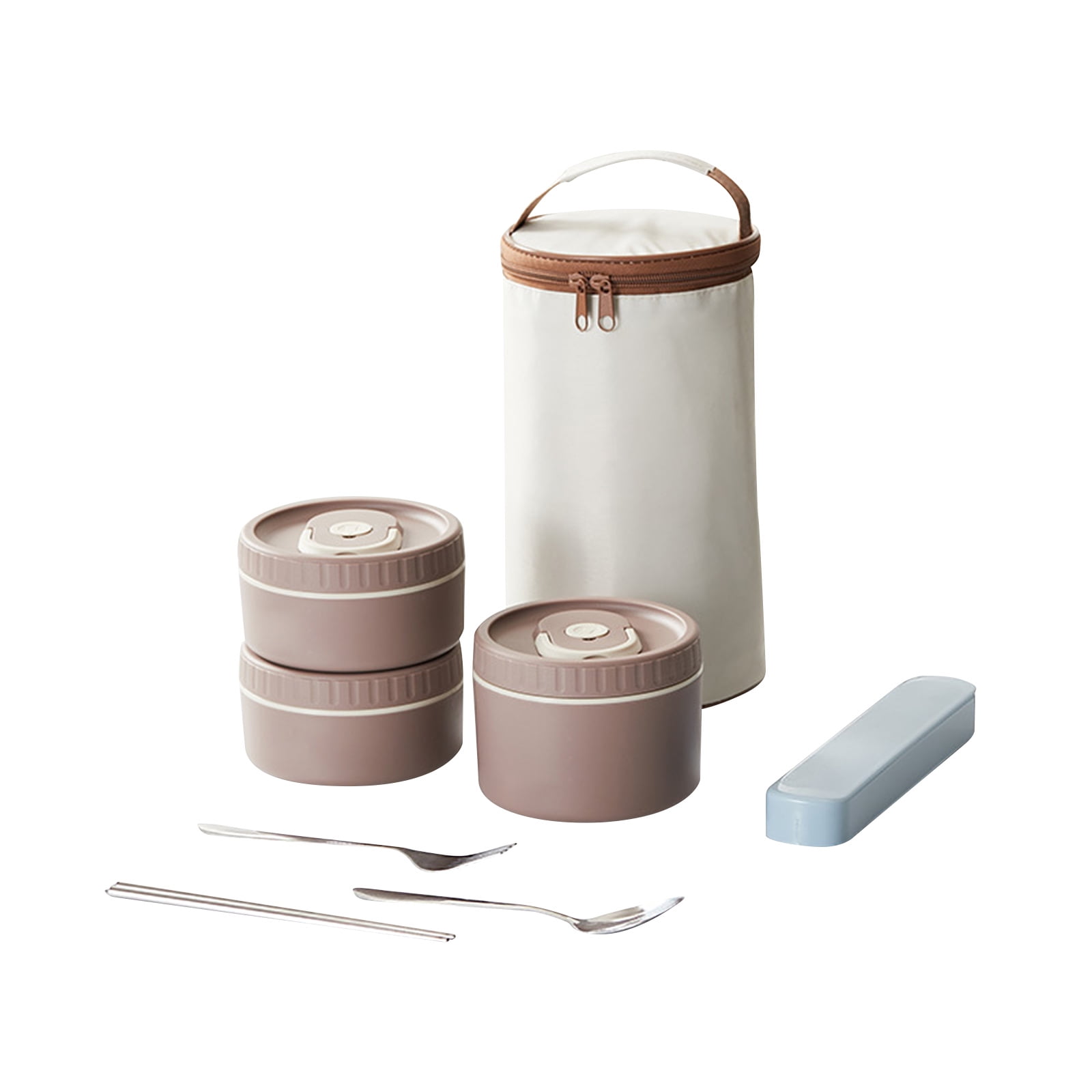 Multiple Compartment Insulated Lunch Container Set Nonrust Steel ...