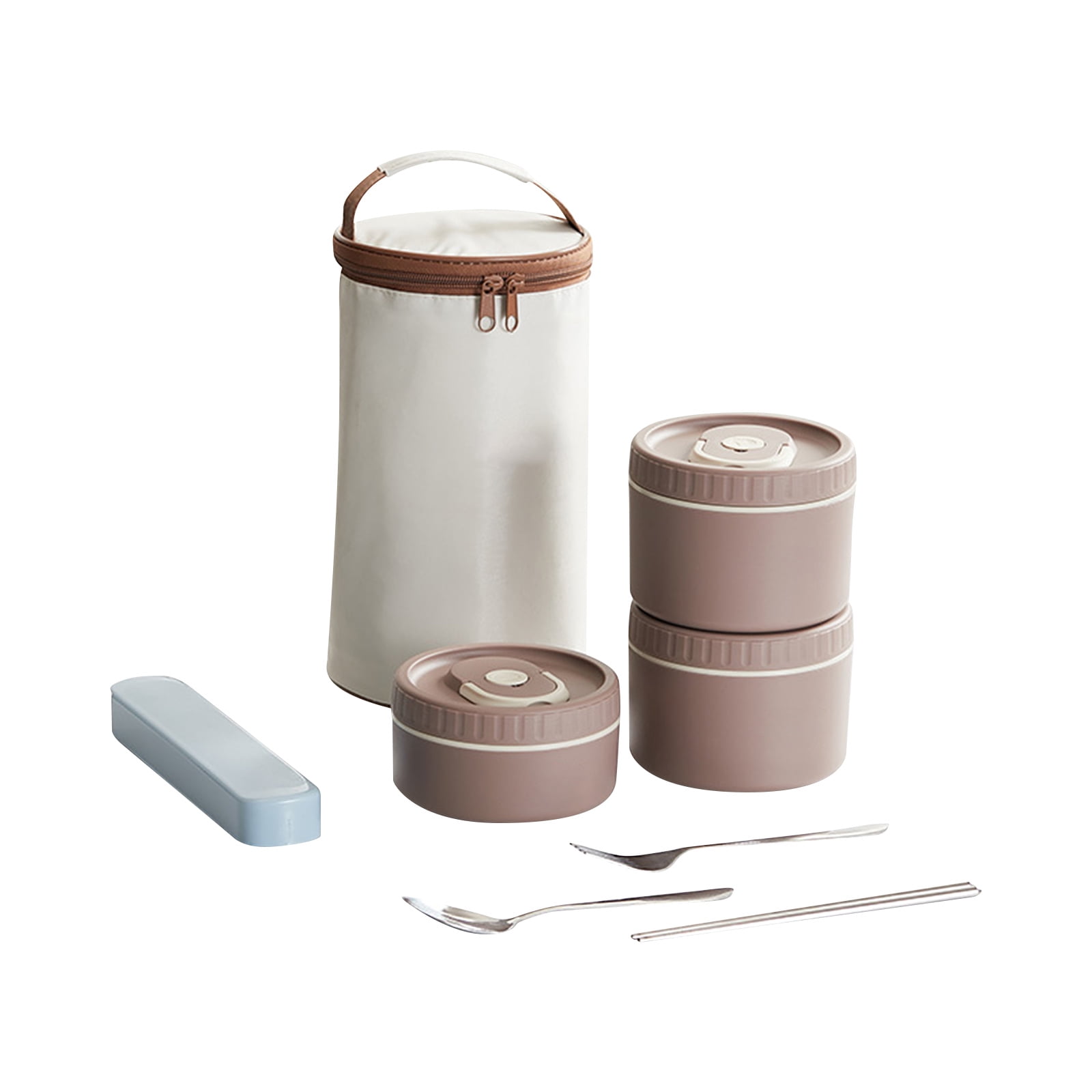 Multiple Compartment Insulated Lunch Container Set Nonrust Steel ...