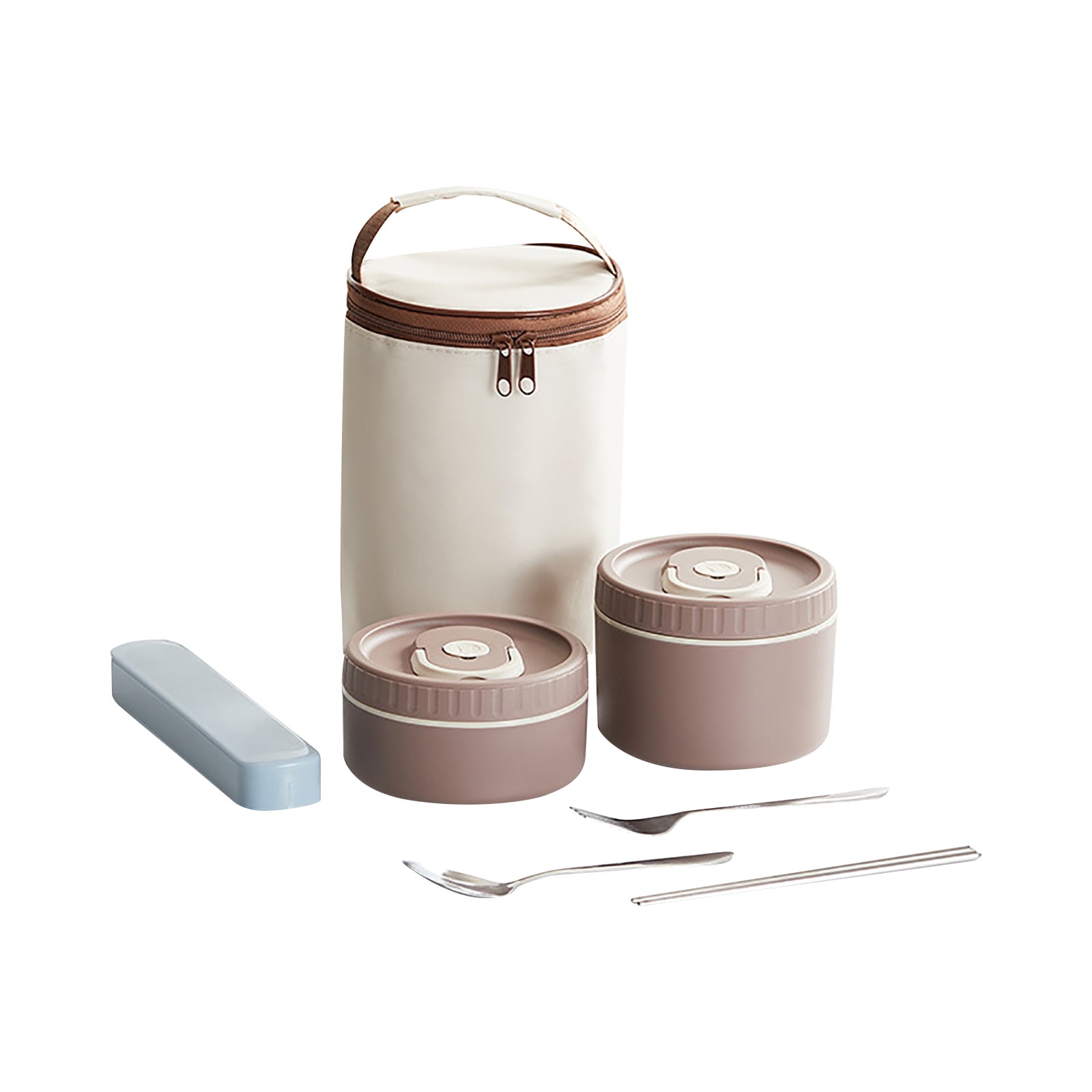 Multiple Compartment Insulated Lunch Container Set Nonrust Steel ...