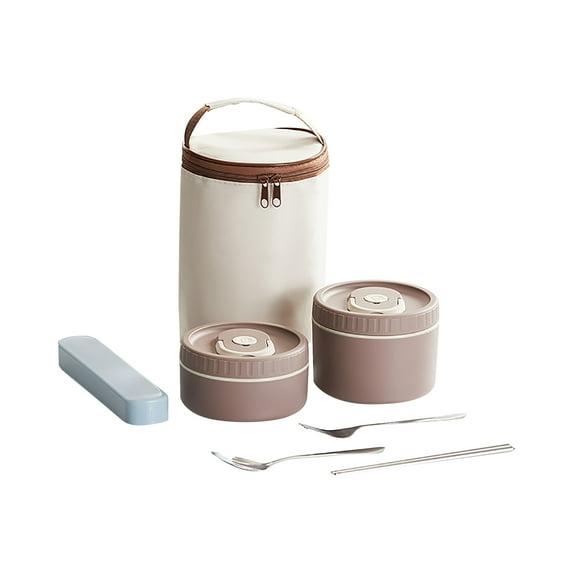 Multiple Compartment Insulated Lunch Container Set Nonrust Steel ...