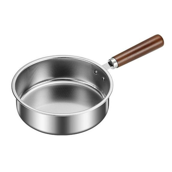 Multiple Cooktop Compatible 304 Nonrust Steel Frying Pan Works on ...