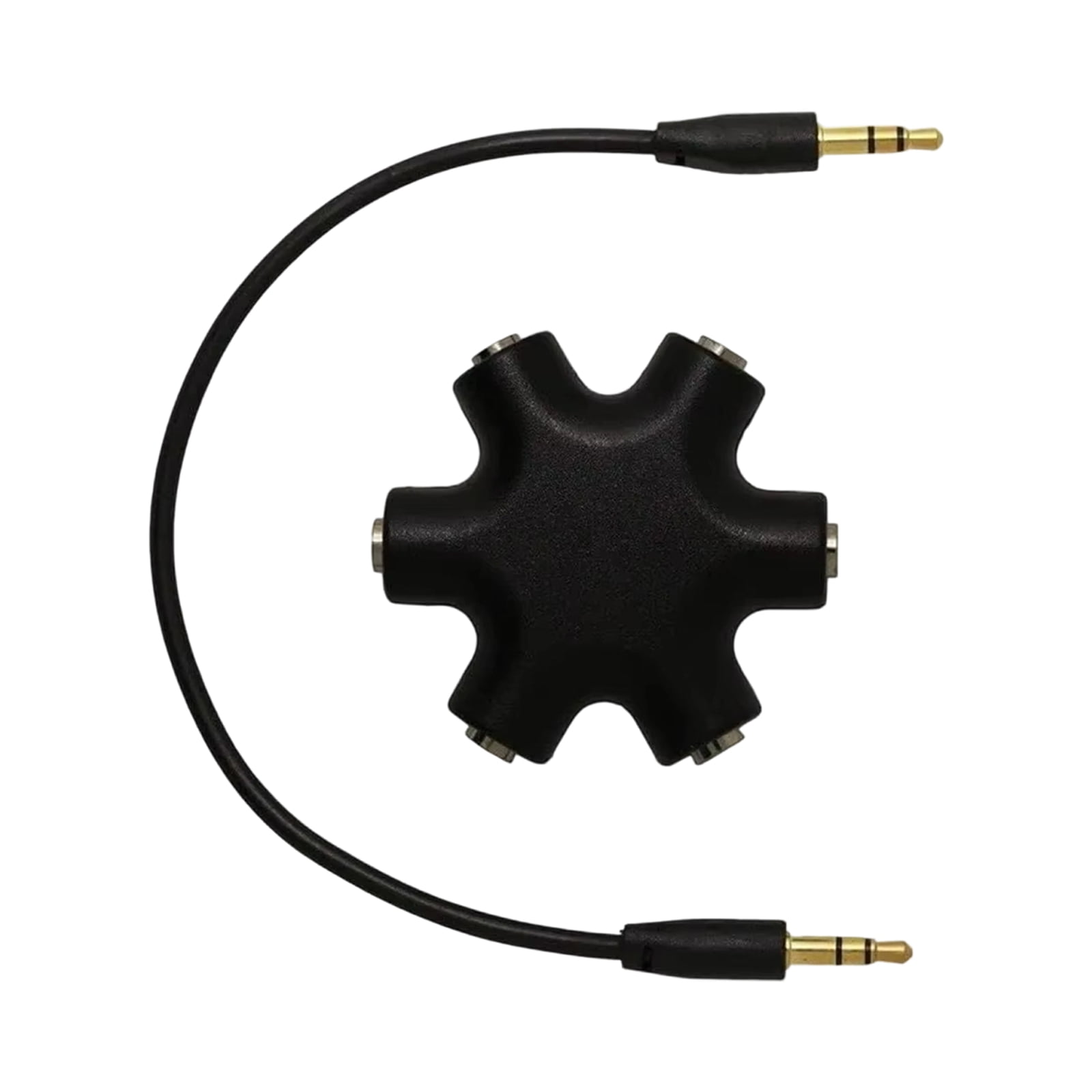 Multiple Device 3.5mm Music Distribution Hubs 5 Port Connectors For ...