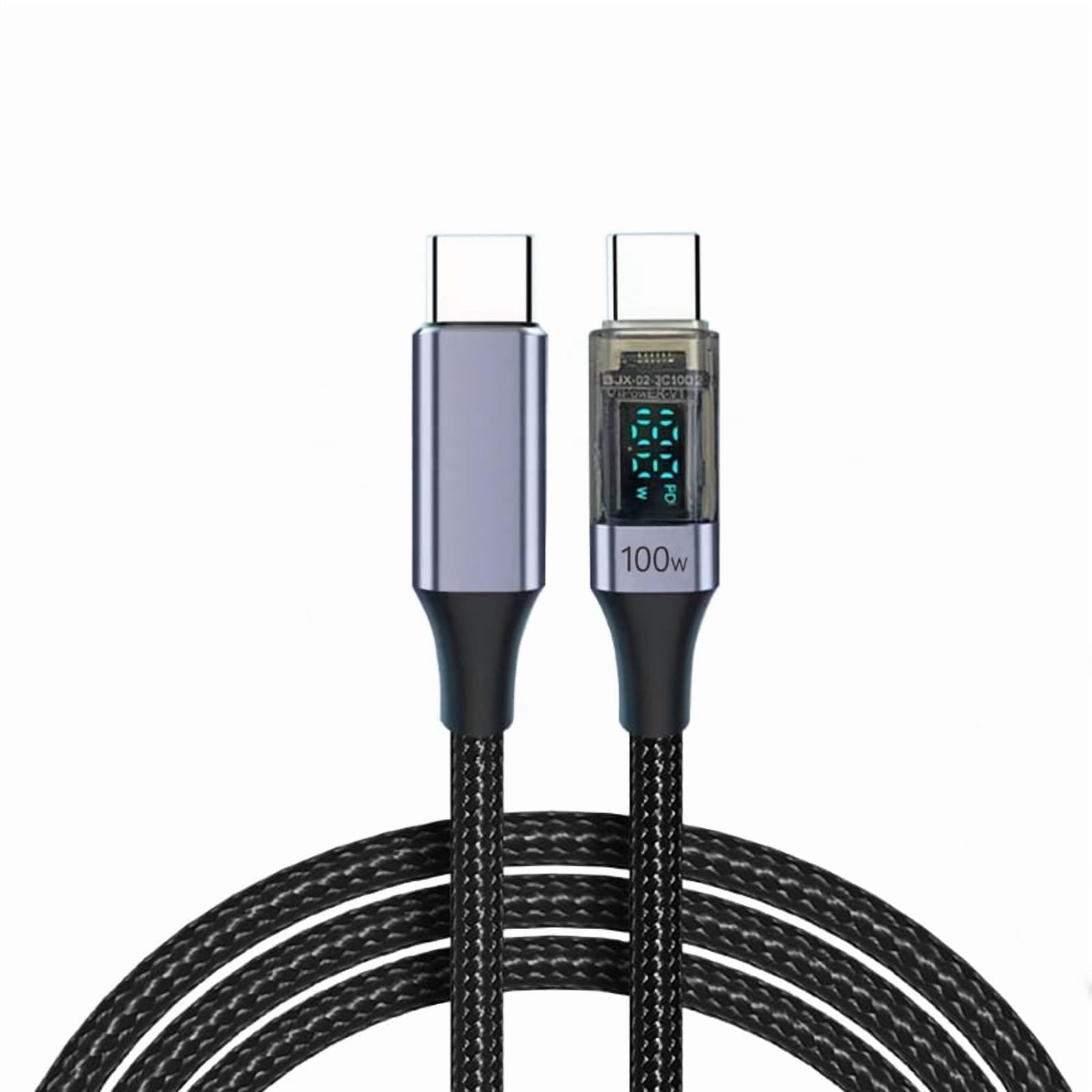 Multiple Device USB C to USB C Cable Type C Charging Wire with Digital ...