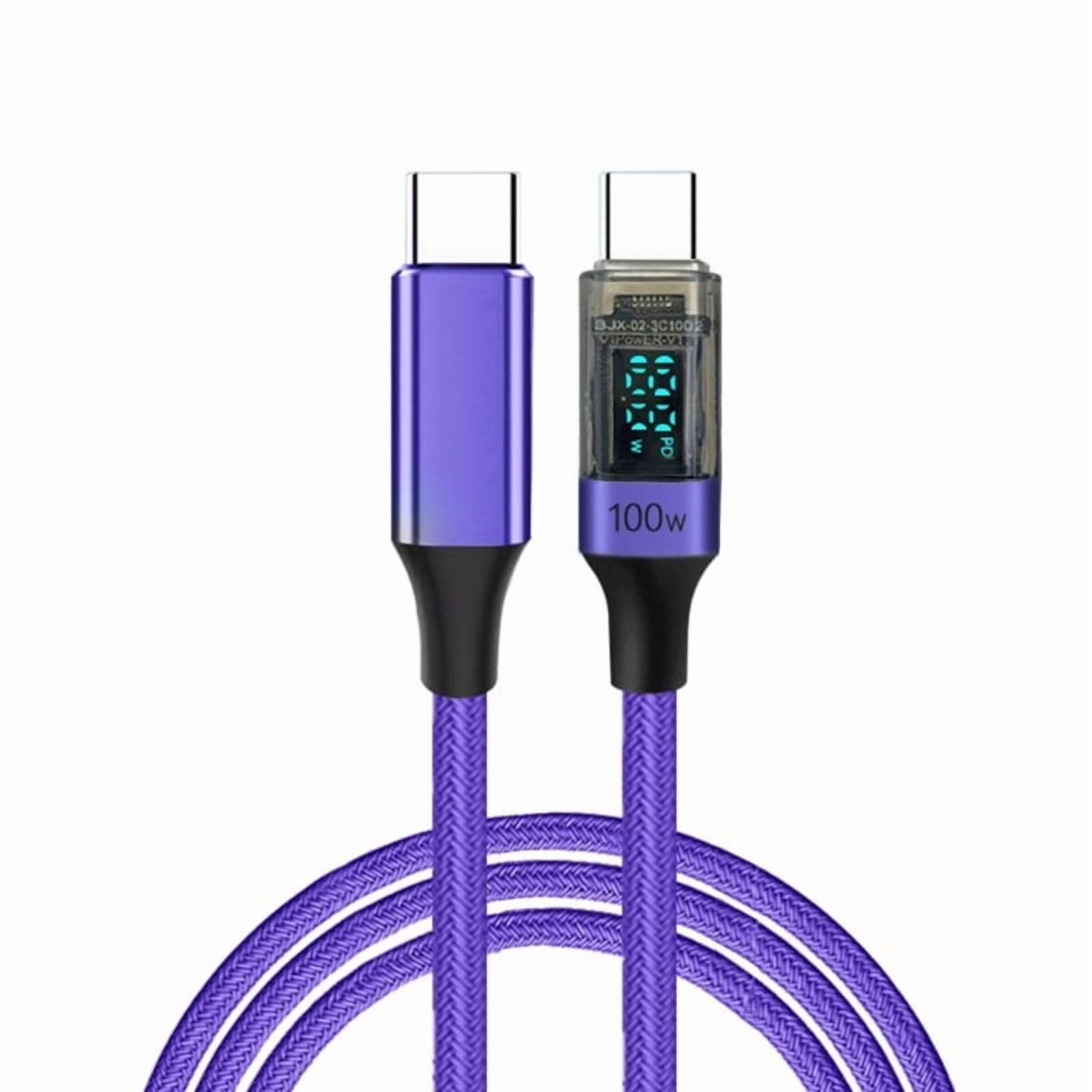 Multiple Device USB C to USB C Cable Type C Charging Wire with Digital ...