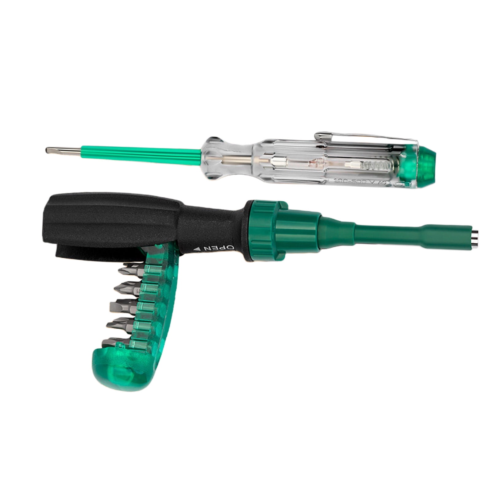 Multiple Functional Ratcheting Screwdriver Set With Hexagonal Bit ...