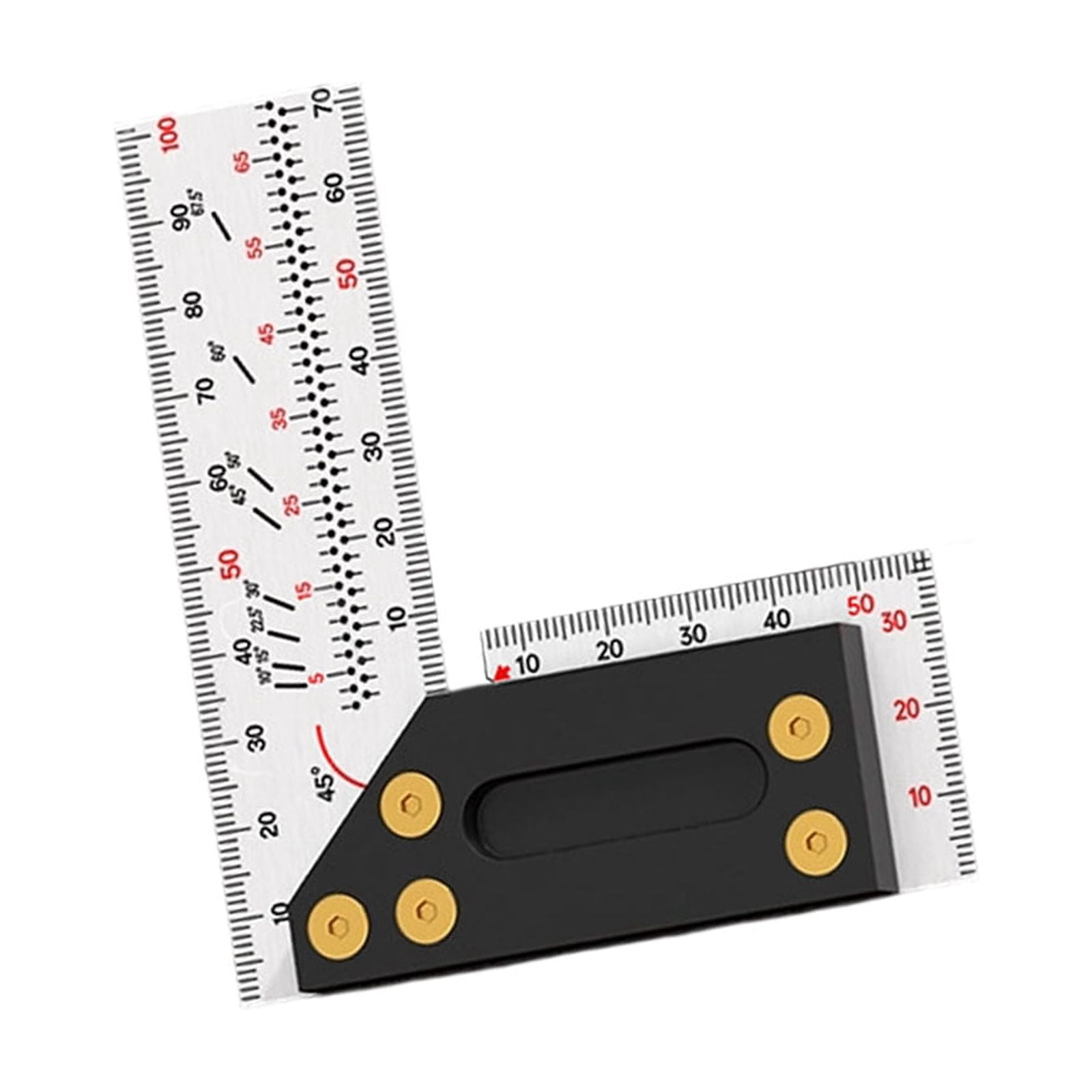 Multiple Functional Steel Carpenter Tool 45° Angles Guide & 90° Layout ...
