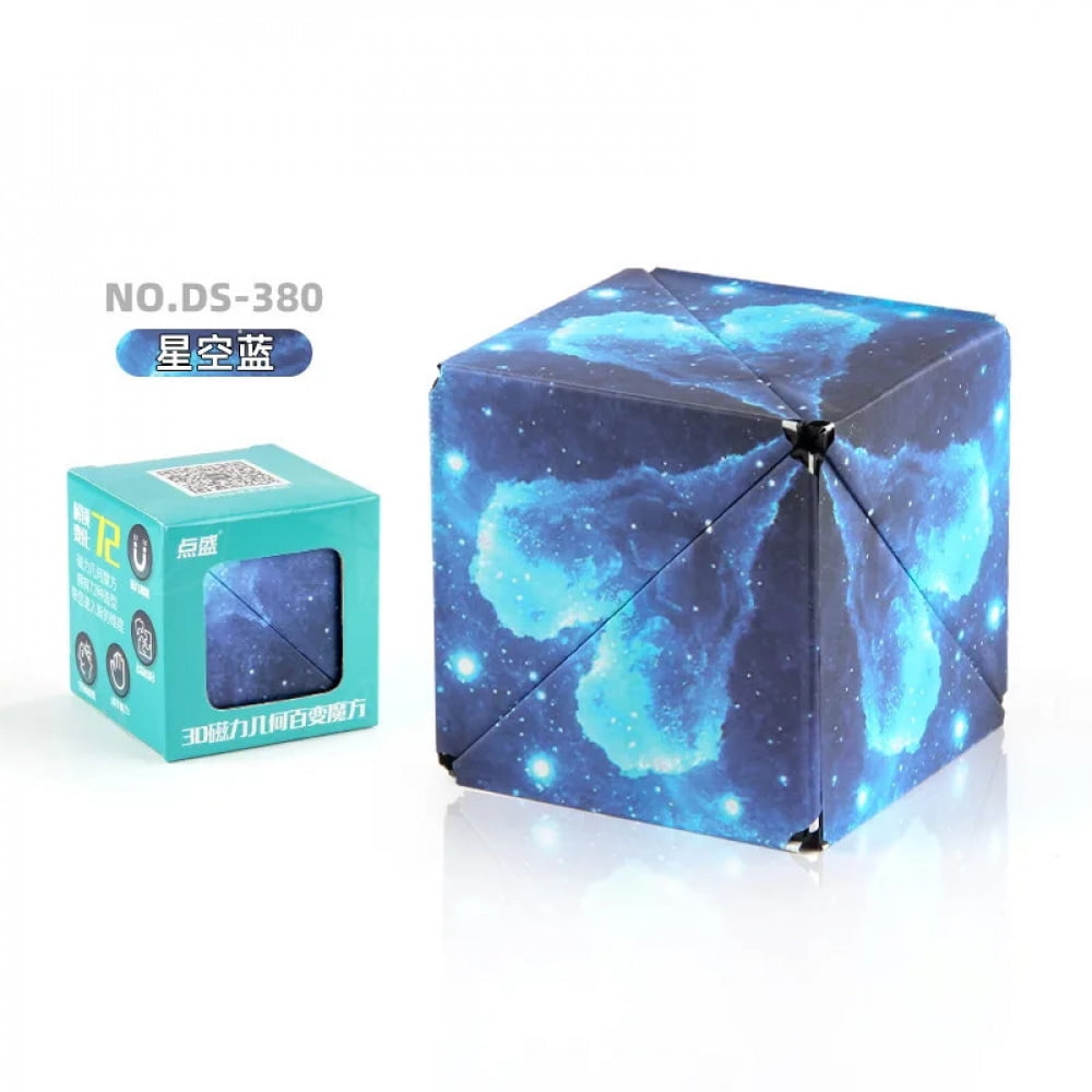 Multiple Geometric Changeable Magnetic Magic Cubes Anti Stress 3D Hand Flip Puzzle Cube Children ...