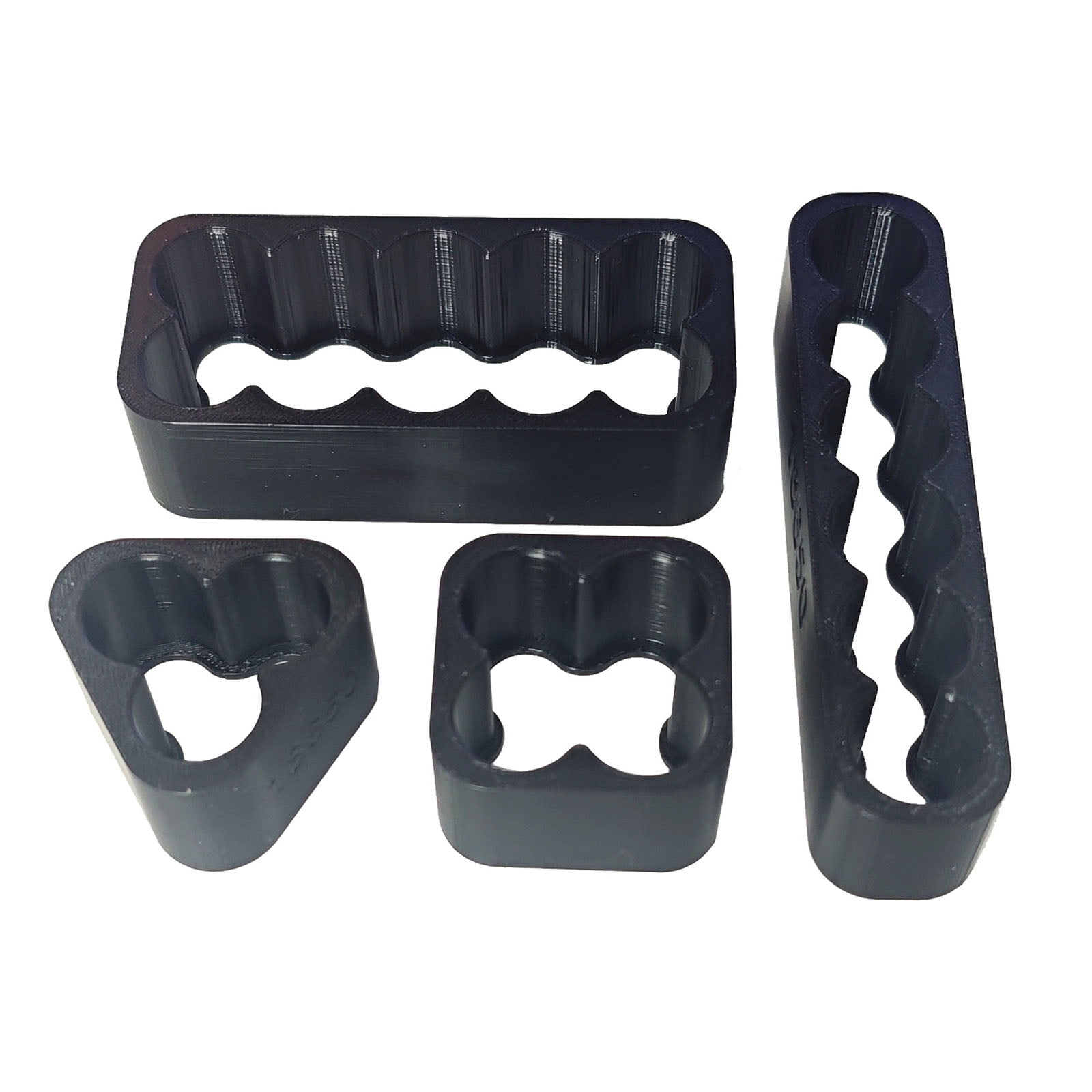 Multiple Hole 18650 Battery Organizers Clamp ABS Plastic Fixture For ...