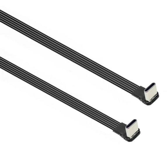 Multiple Length Type C Elbow Charges Cable 65W Power Delivery Charging ...