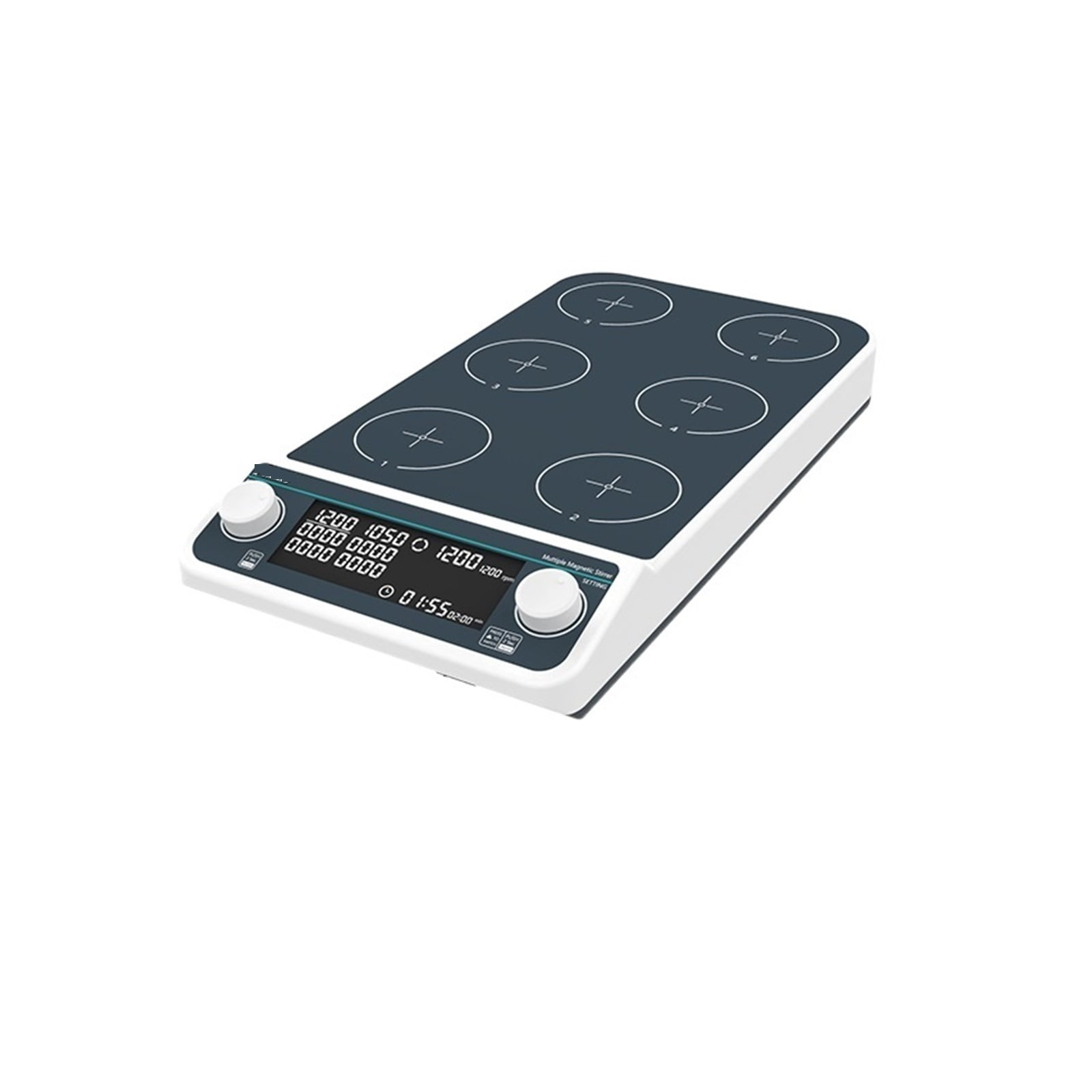 Multiple Magnetic Stirrer Hot Plate Digital Display Laboratory Stirrer ...