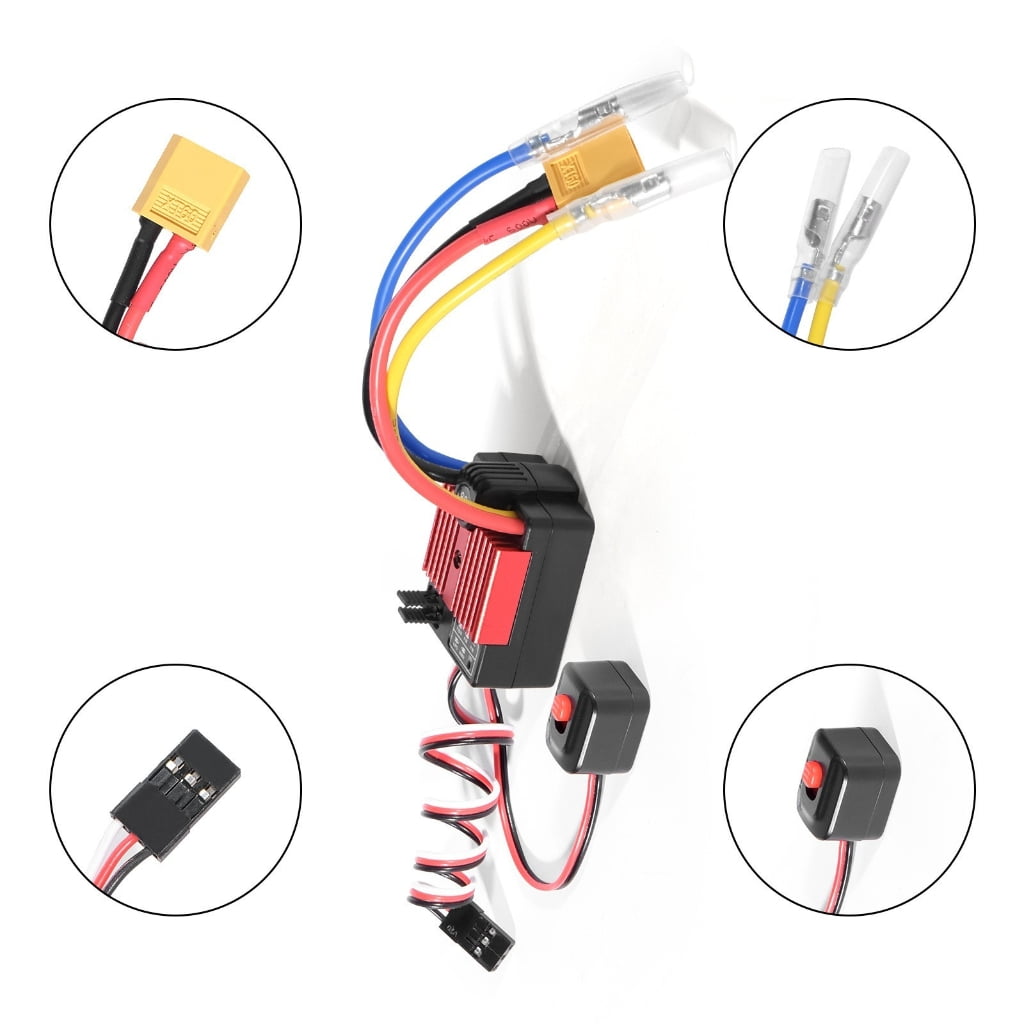 Multiple Mode 60A Electronic Speed Controller Bidirectional Control For ...