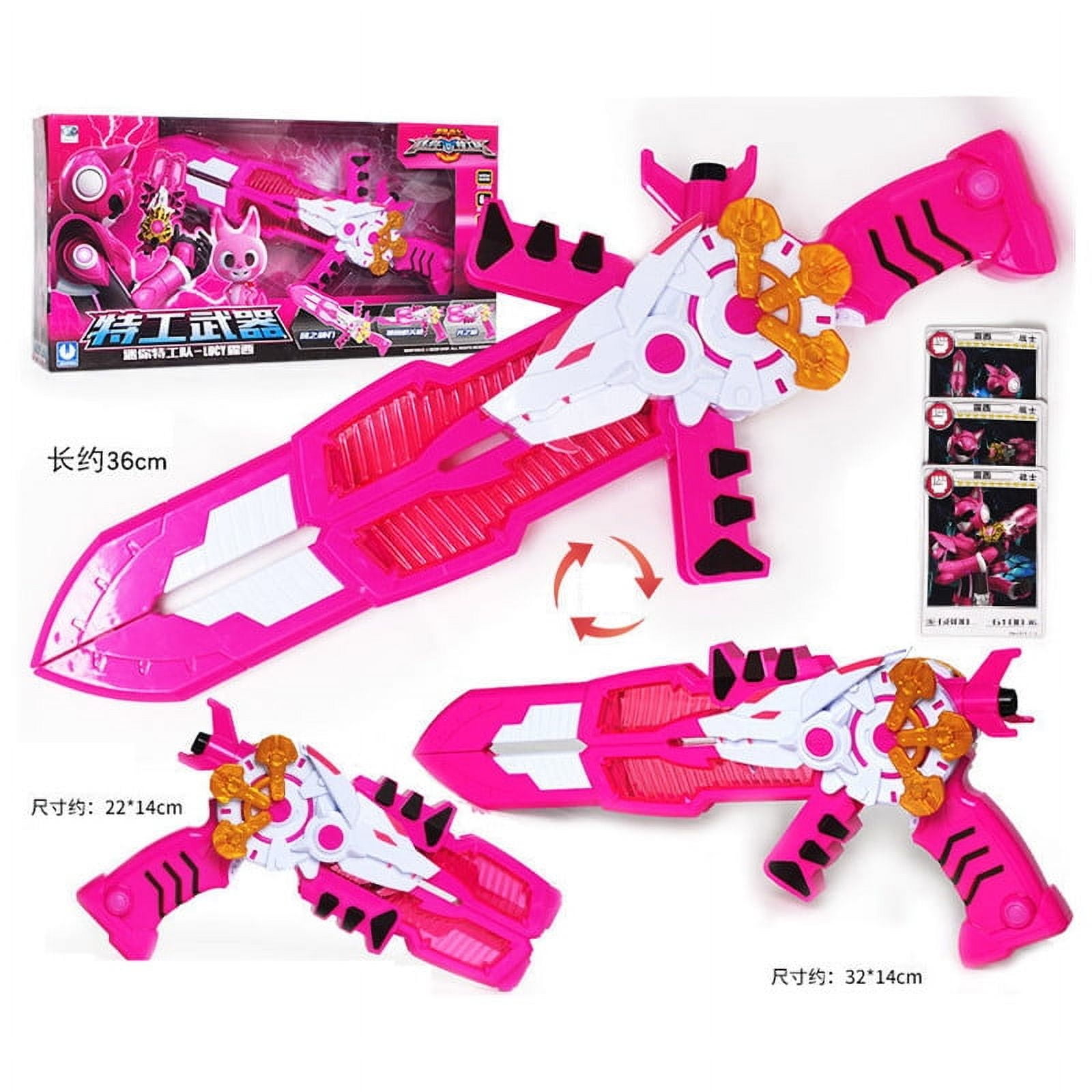 Multiple Mode Mini Force Transformation Sword Toys Action Figures ...