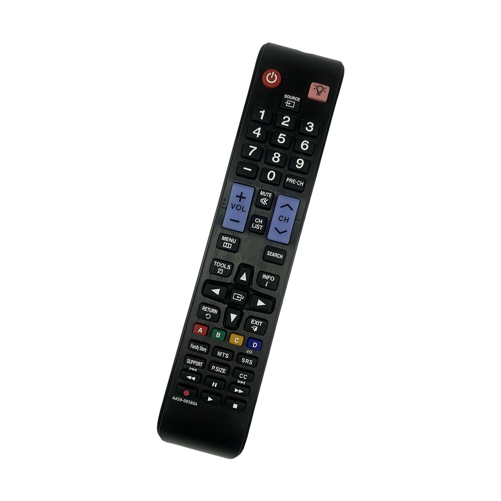 Multiple Model TVs Remote Control Plastic Texture User Friendly Layout ...