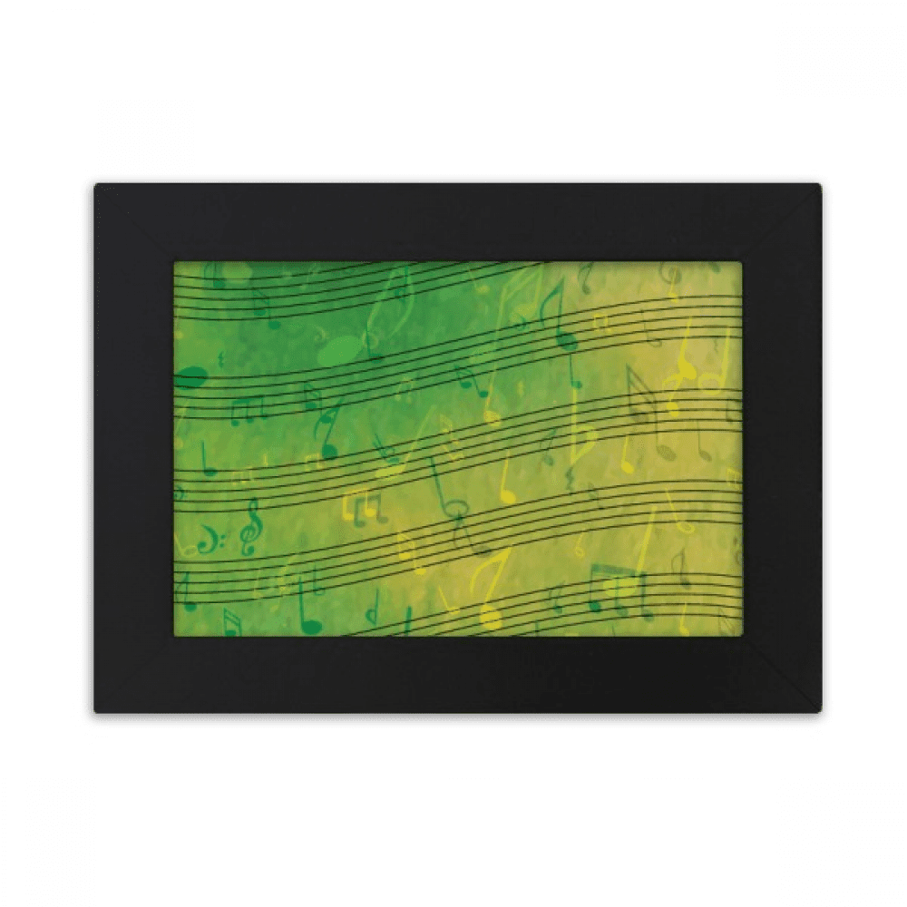 Multiple Music 5-le Staff Green Desktop Photo Frame Ornaments Picture ...