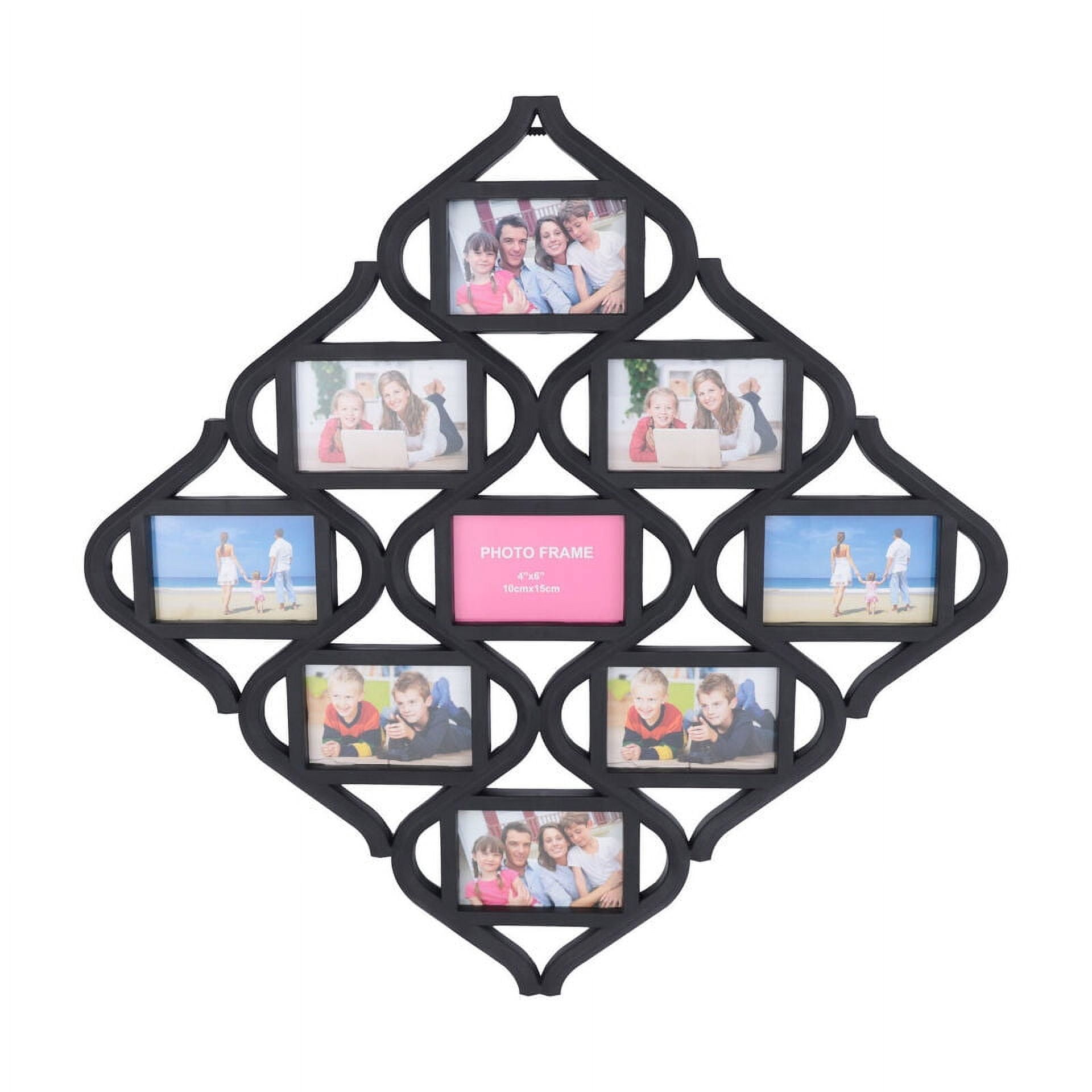 Multiple Photo Frame Wall Decor for 9 Picture Family Photo Collage ...