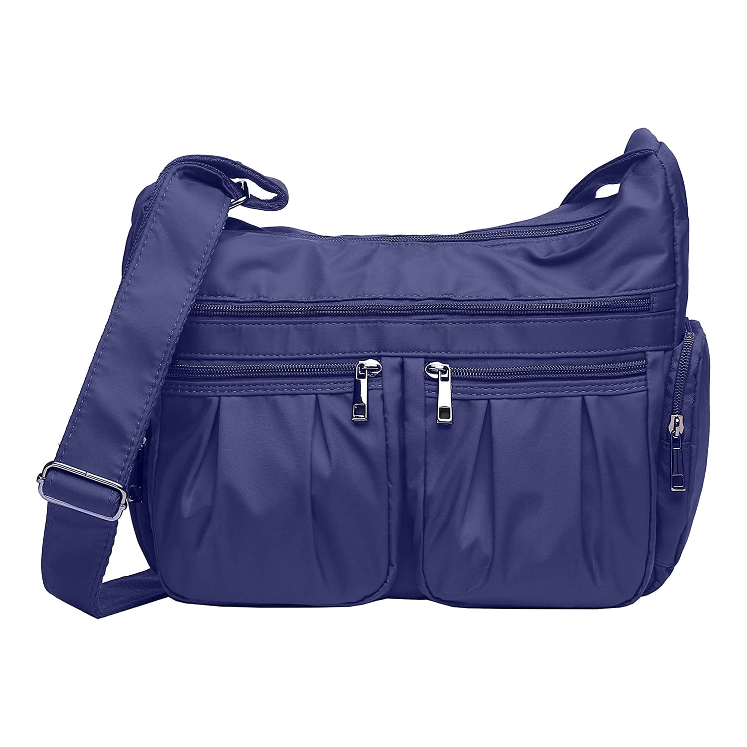 Multiple Pockets Shoulder Bag Nylon Messenger Bag - Walmart.com