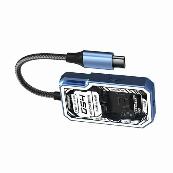 Multiple Port USB C Hubs 4In1 Transparents Adapter 5Gbps Data Transfer ...