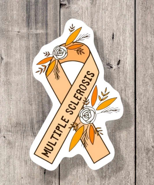 Multiple Sclerosis Awareness Vinyl Sticker Laptop Water Bottle Sticker ...