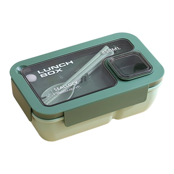 Multiple Section Lunch Container With Sealed Lid Plastic Microwave ...