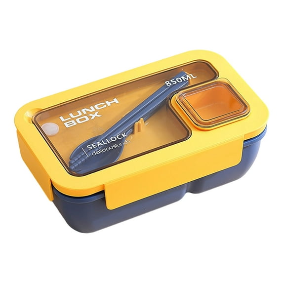 Multiple Section Lunch Container With Sealed Lid Plastic Microwave ...
