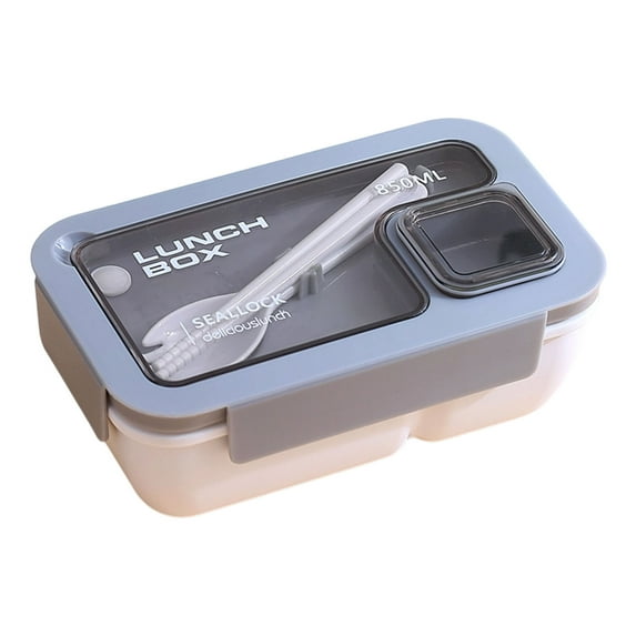 Multiple Section Lunch Container With Sealed Lid Plastic Microwave ...