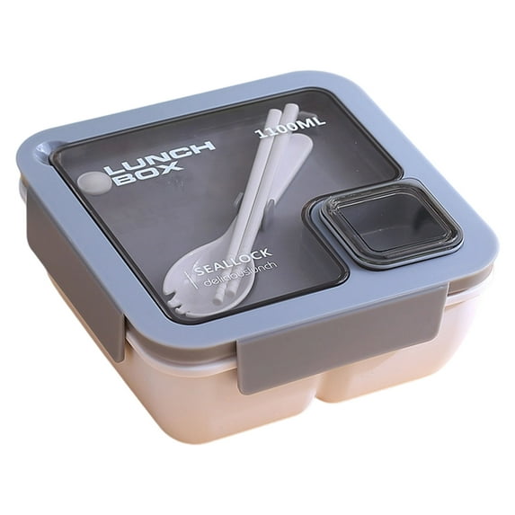 Multiple Section Lunch Container With Sealed Lid Plastic Microwave ...