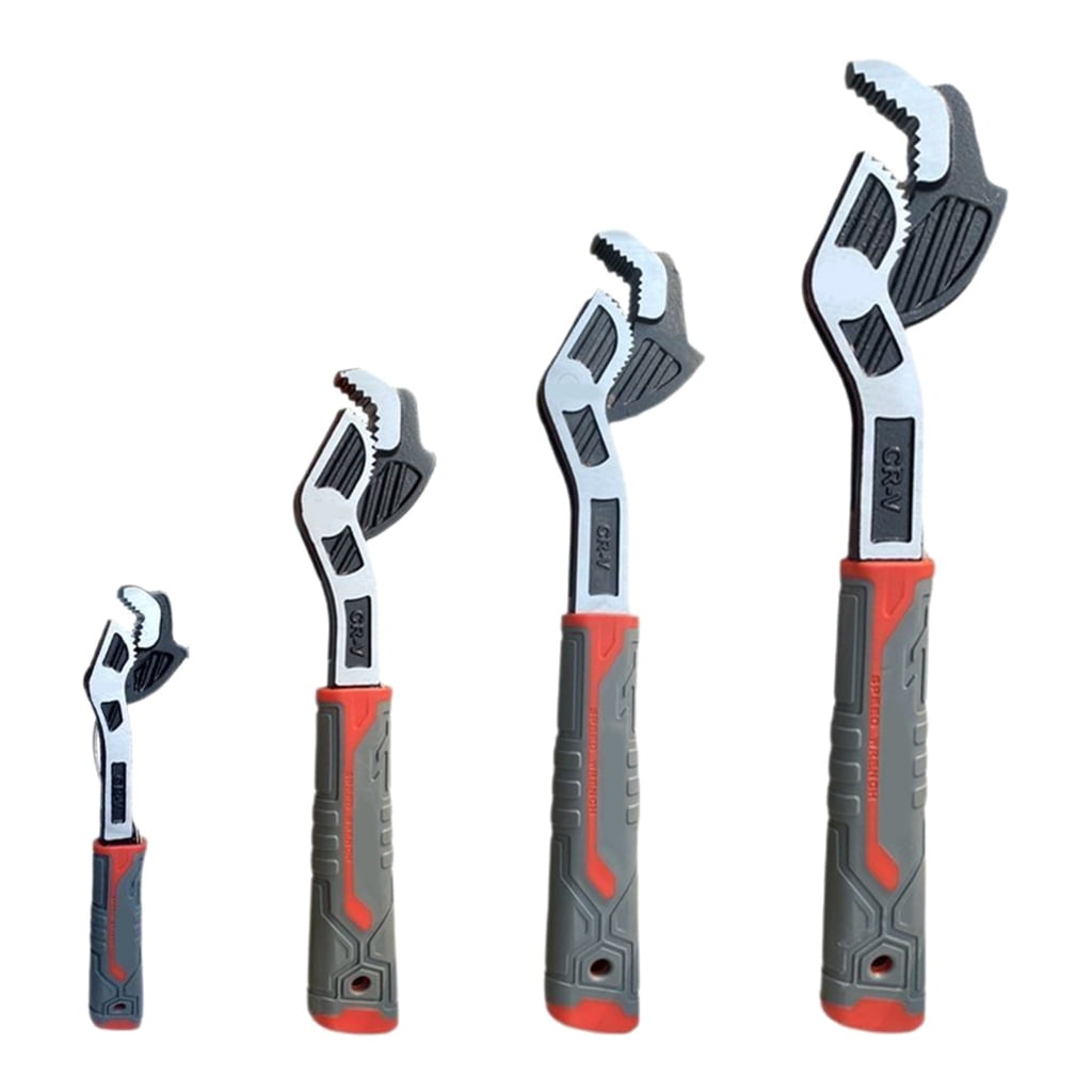 Multiple Size Auto Locking Spanner Kit 6in/8in/10in/12Inch Pipe Clamp ...