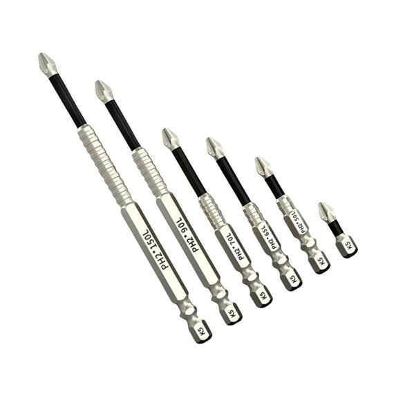 Multiple Size Screwdriver Drill Set High Magnetic Retention 25-150mm ...